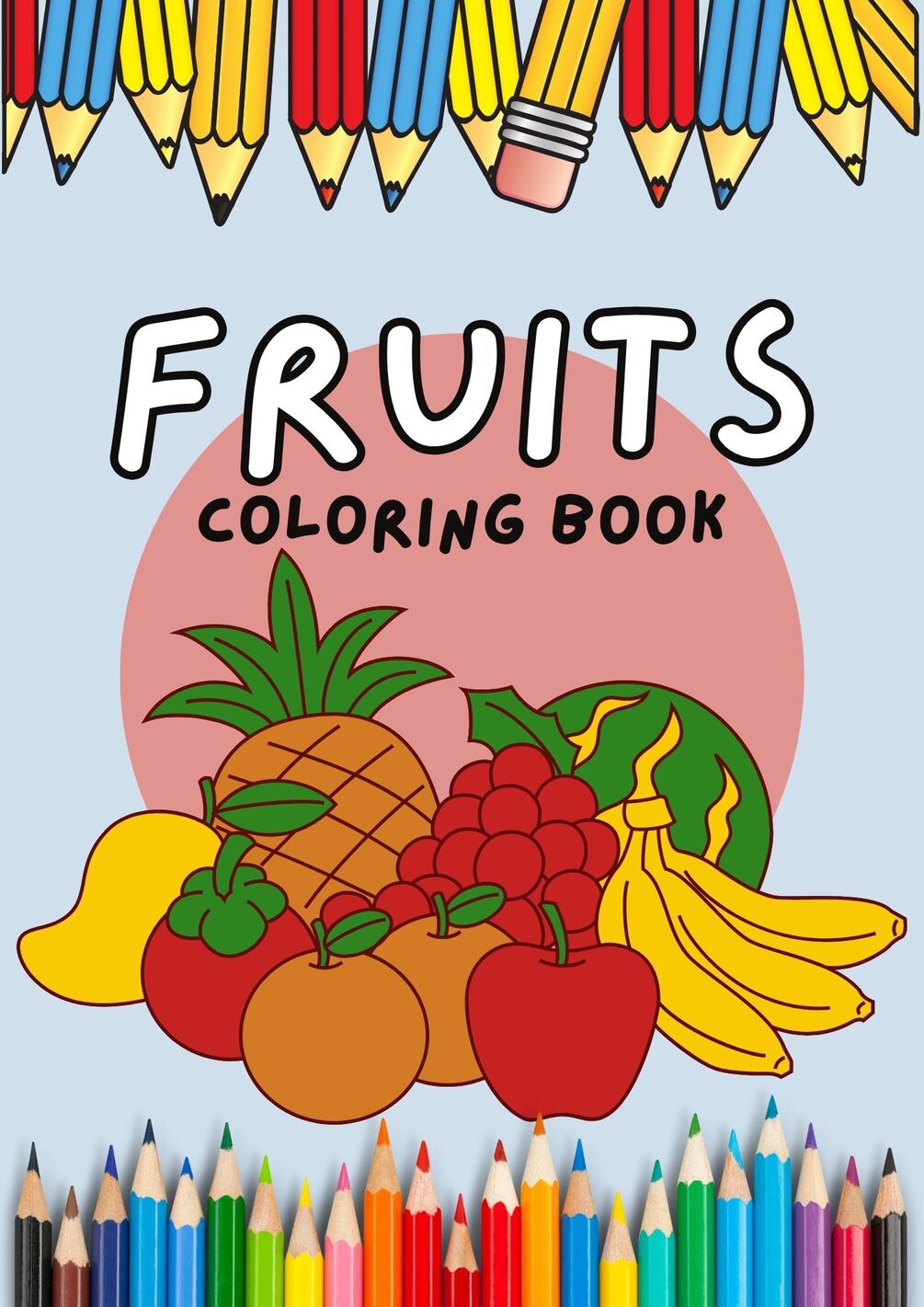 Fruits Coloring Book
