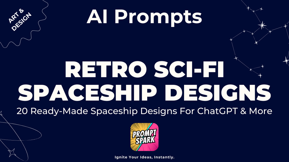 Retro Sci-Fi Spaceship Designs - Instant Galactic Throwbacks