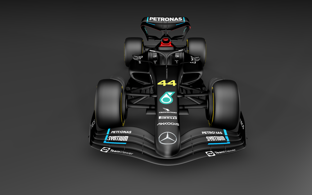 3d model of mercedes Formula 1