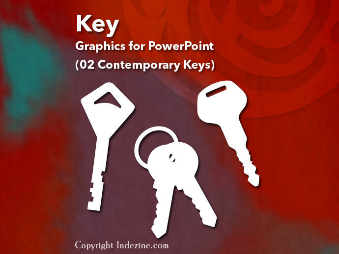Key Graphics for PowerPoint (02 Contemporary Keys)