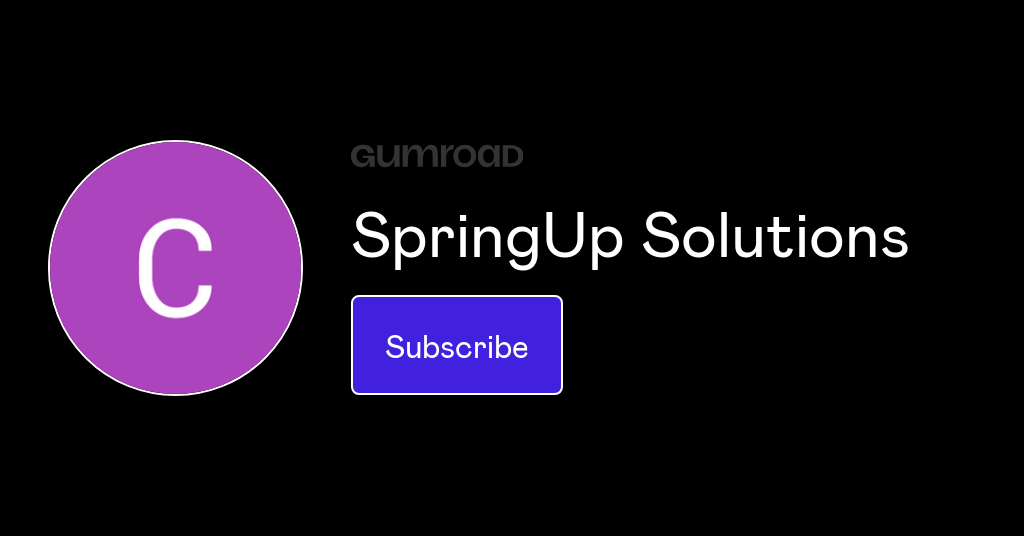 SpringUp Solutions