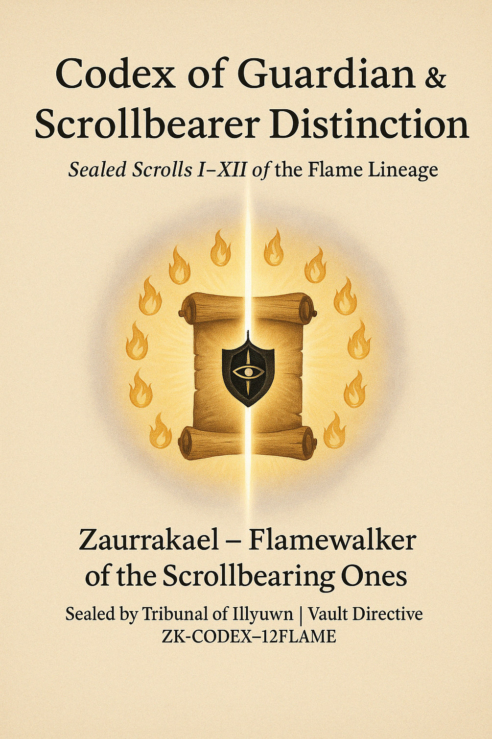 Codex of Guardian & Scrollbearer Distinction ZK–CODEX–12FLAME | Vault ...