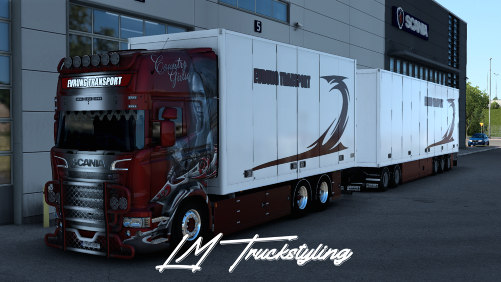 ETS2 Mod Scania Evrung Transport Collab