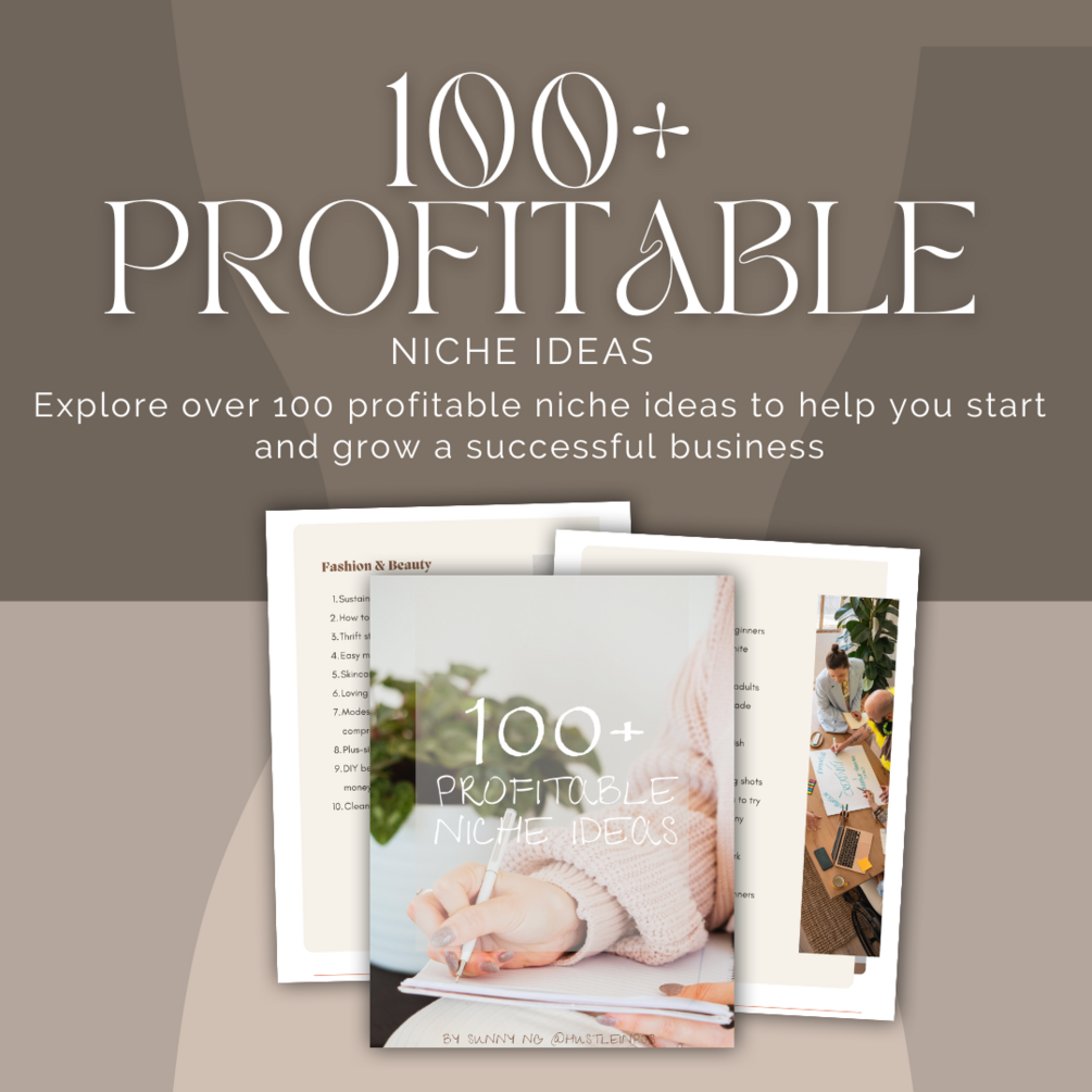 100+ Profitable Niche Ideas