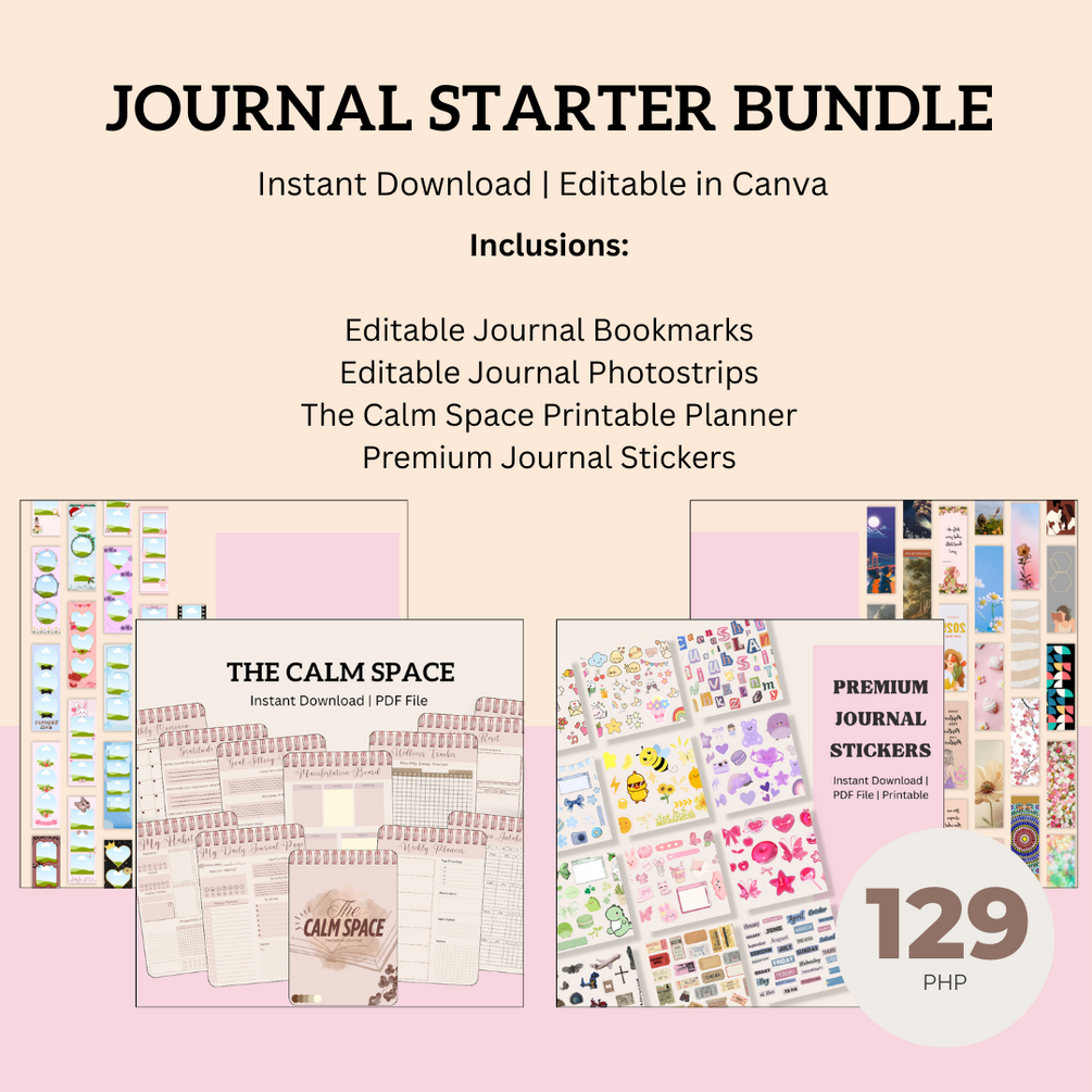 Journal Starter Pack Bundle (with freebies)
