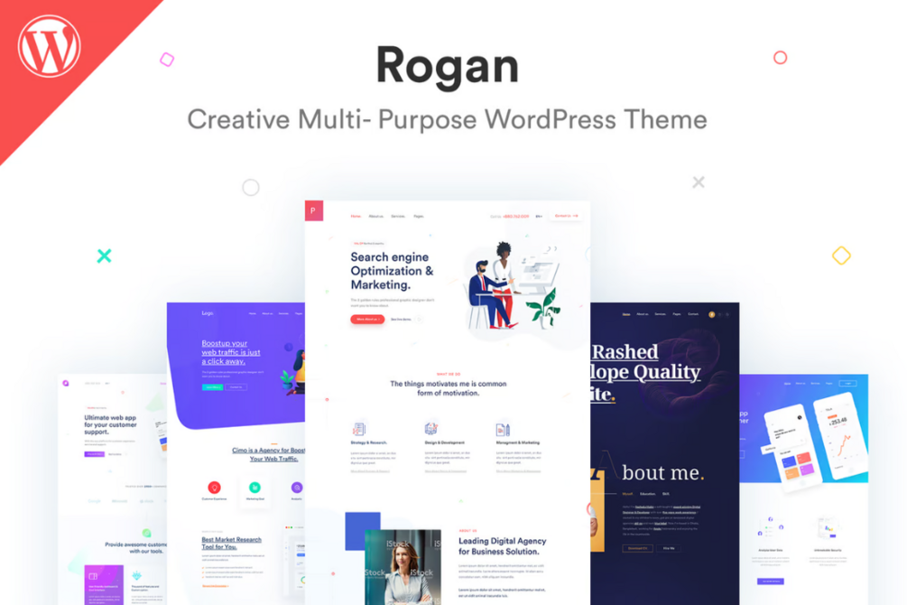 Rogan - Creative Multipurpose WordPress Theme, WP Themes FT. Agency & Architect