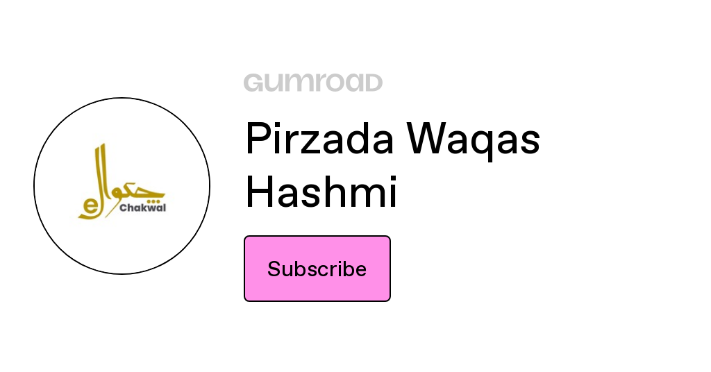 Pirzada Waqas Hashmi