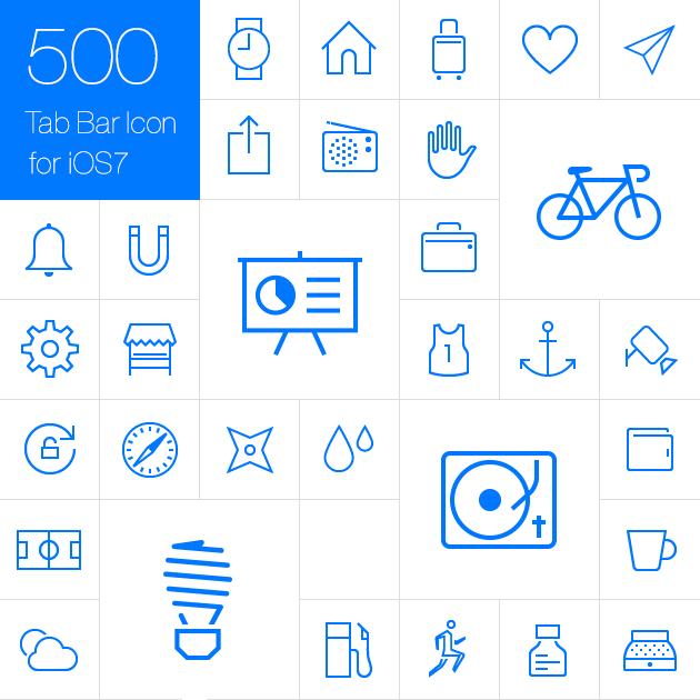 500 Tab Bar Icon iOS7