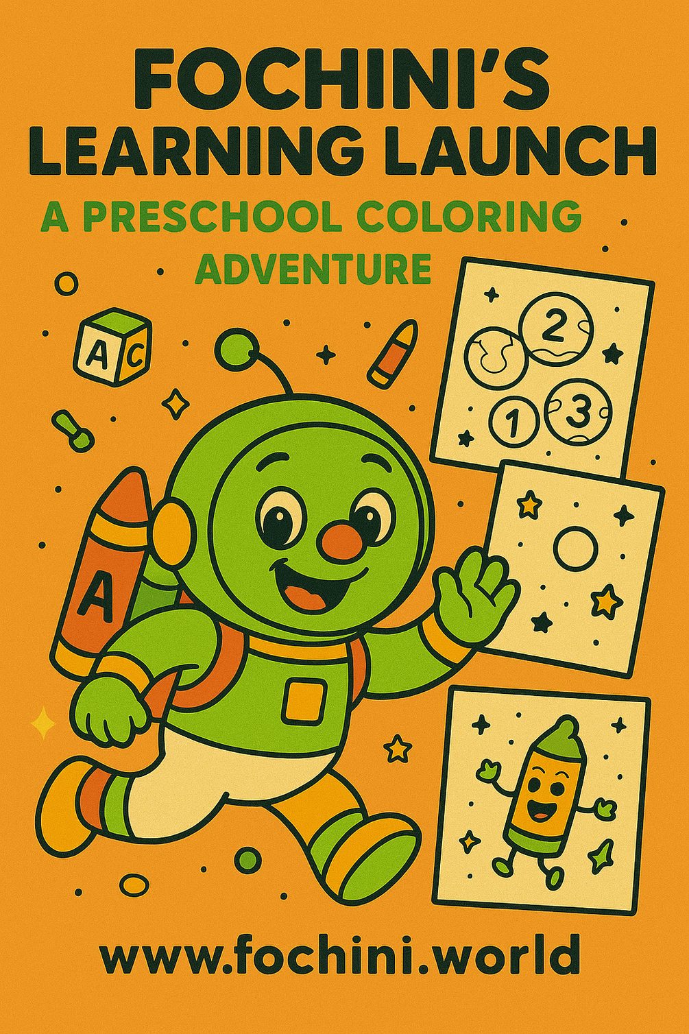 Fochini’s Learning Launch: A Preschool Coloring Adventure