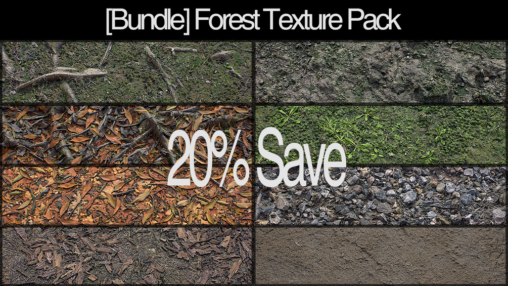 [Seamless PBR Textures] Forest_Bundle_2k