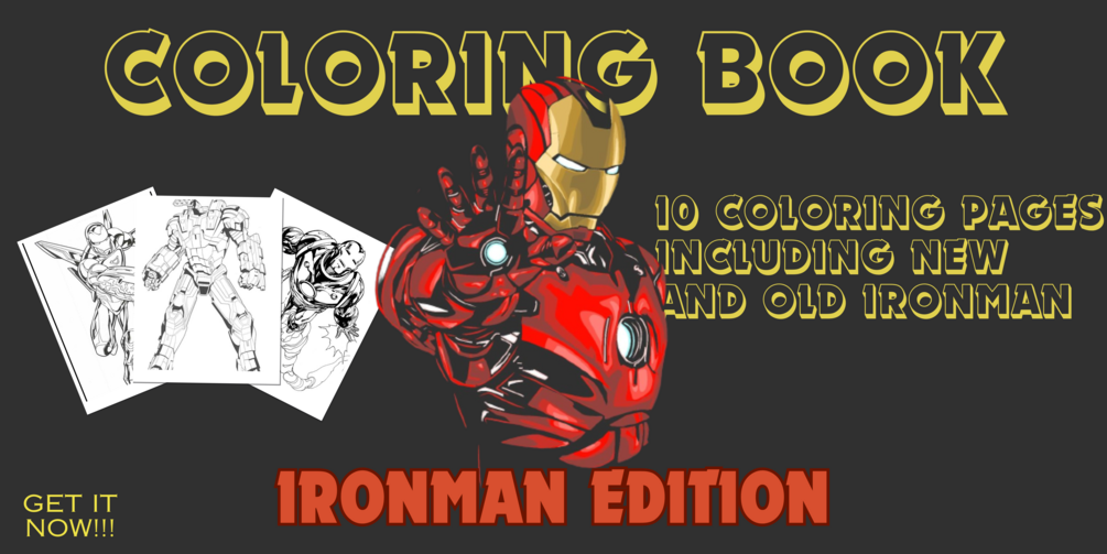 Iron Man Coloring Book