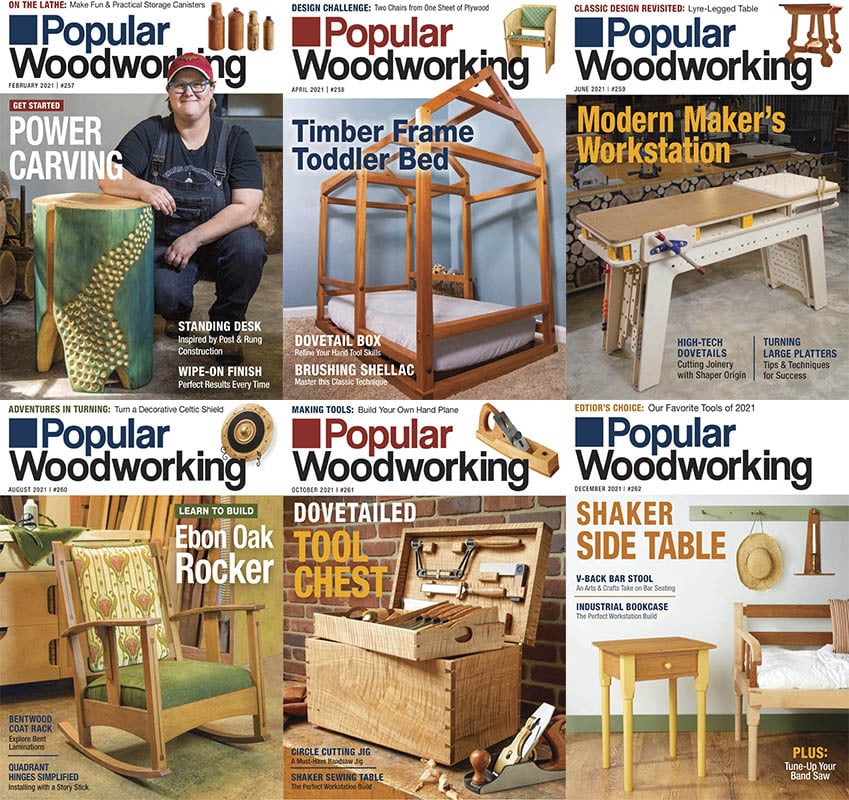 Popular Woodworking USA - 2021 Full Year - Digital Downloads - PDF ...