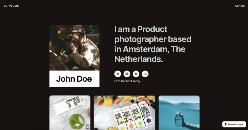 PhotoFolio - Portfolio for Photographers