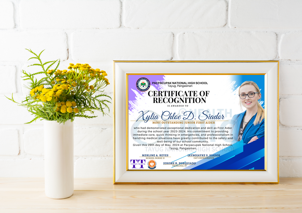 Unique Certificate Template | Editable Award Certificate with Photo ...