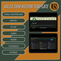 sales CRM notion template
