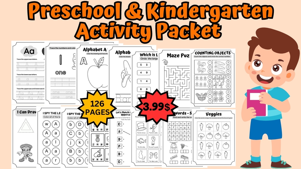 Summer Learning Adventures: Preschool & Kindergarten Activity Packet ...
