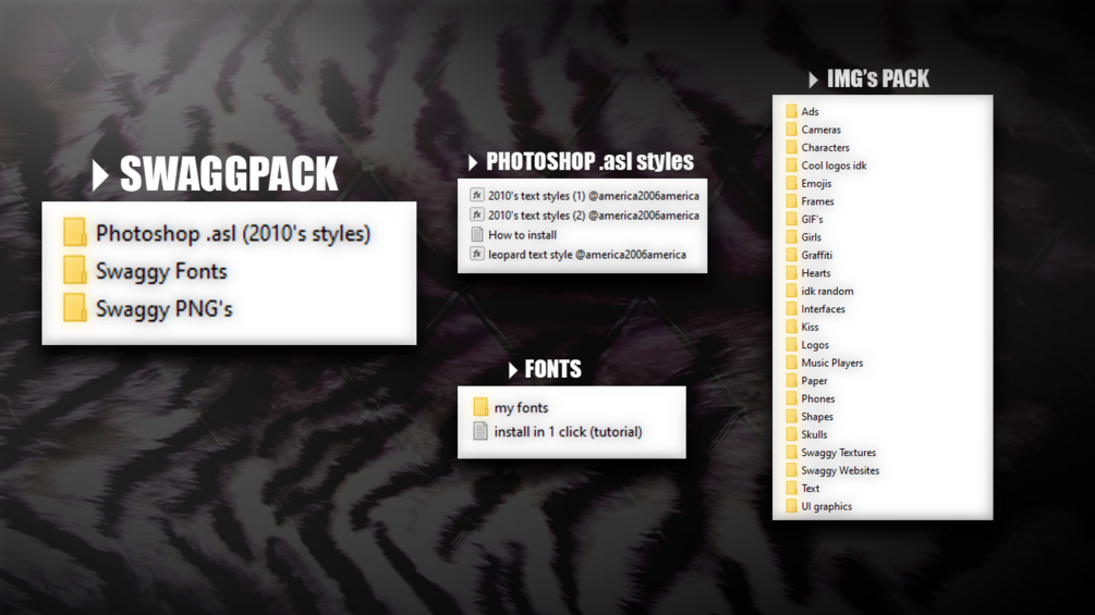 SWAGGPACK (2010's/swagg/y2k/luxury/glamour)