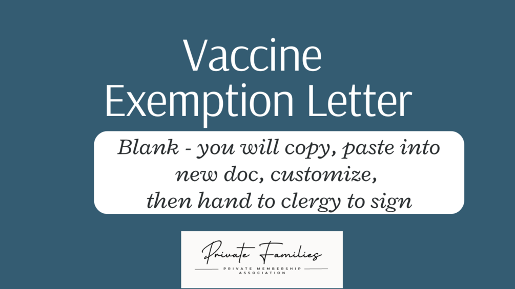 Vaccine Exemption Letter - Blank - Fill Out & Give it to your Clergy ...