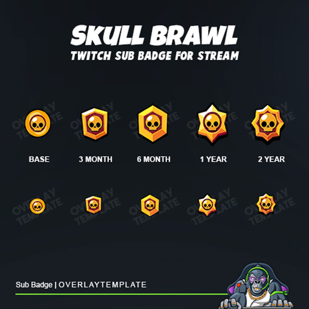 Skull Brawl – Sub Badges
