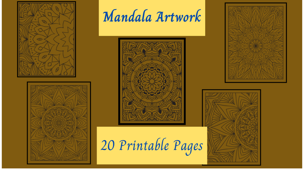 Mandala Magic: 20 Intricate Designs for Relaxation & Creativity