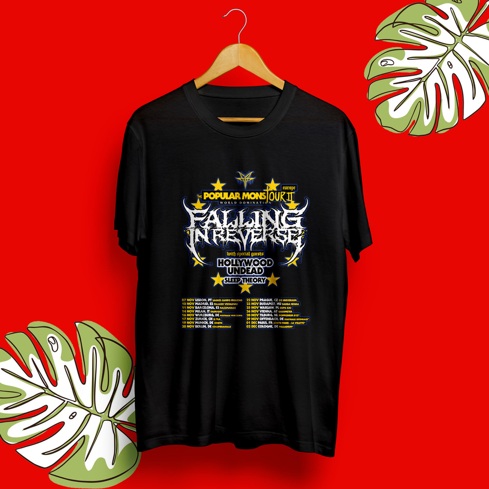 FALLING IN REVERSE THE POPULAR MONSTOUR 2 DATE EU 2024 DATE. FALLING IN ...