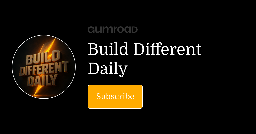 Build Different Daily