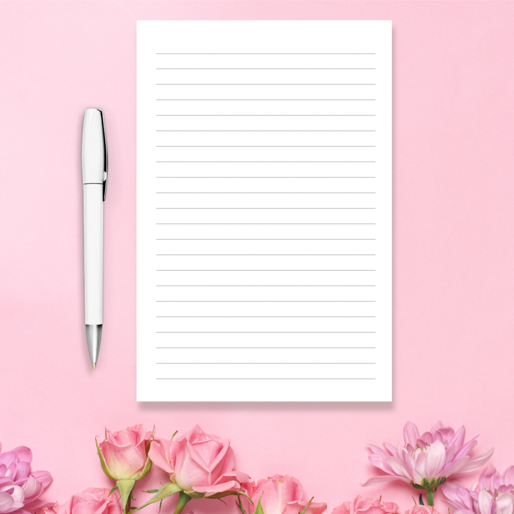 FREE PDF KDP 6x9x120 (no bleed) lined paper Journal interior