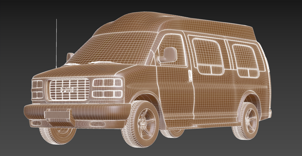 GMC Savana Cargo Van YF7 Upfitter 1997