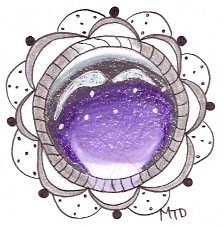 Purple Zen Gem