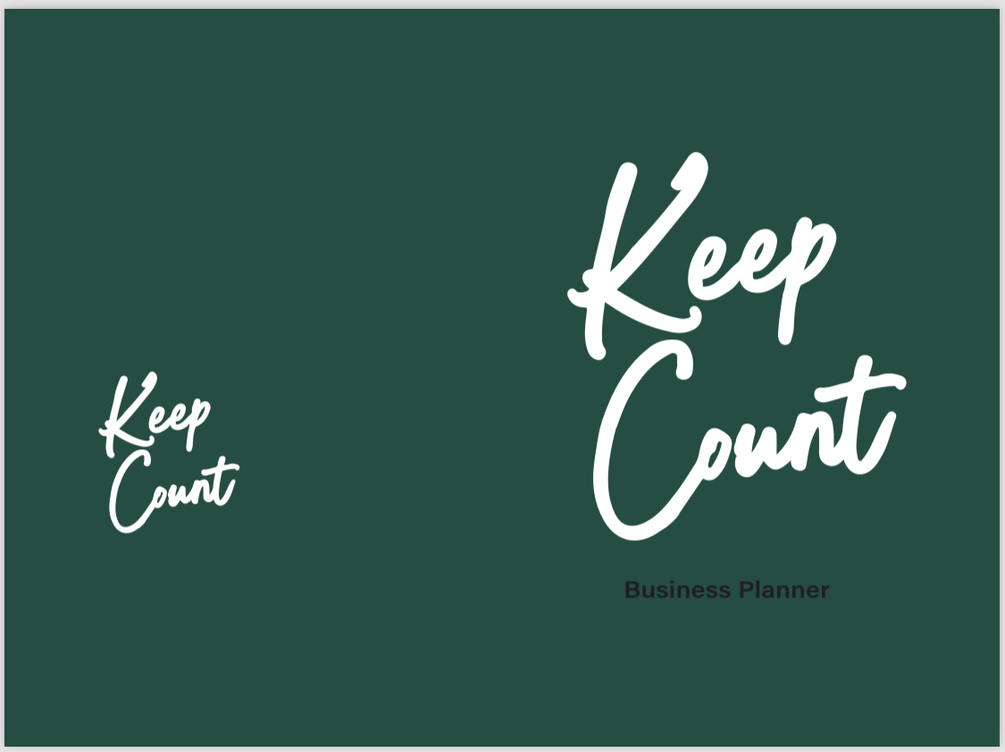 Keep Count Business Planner
