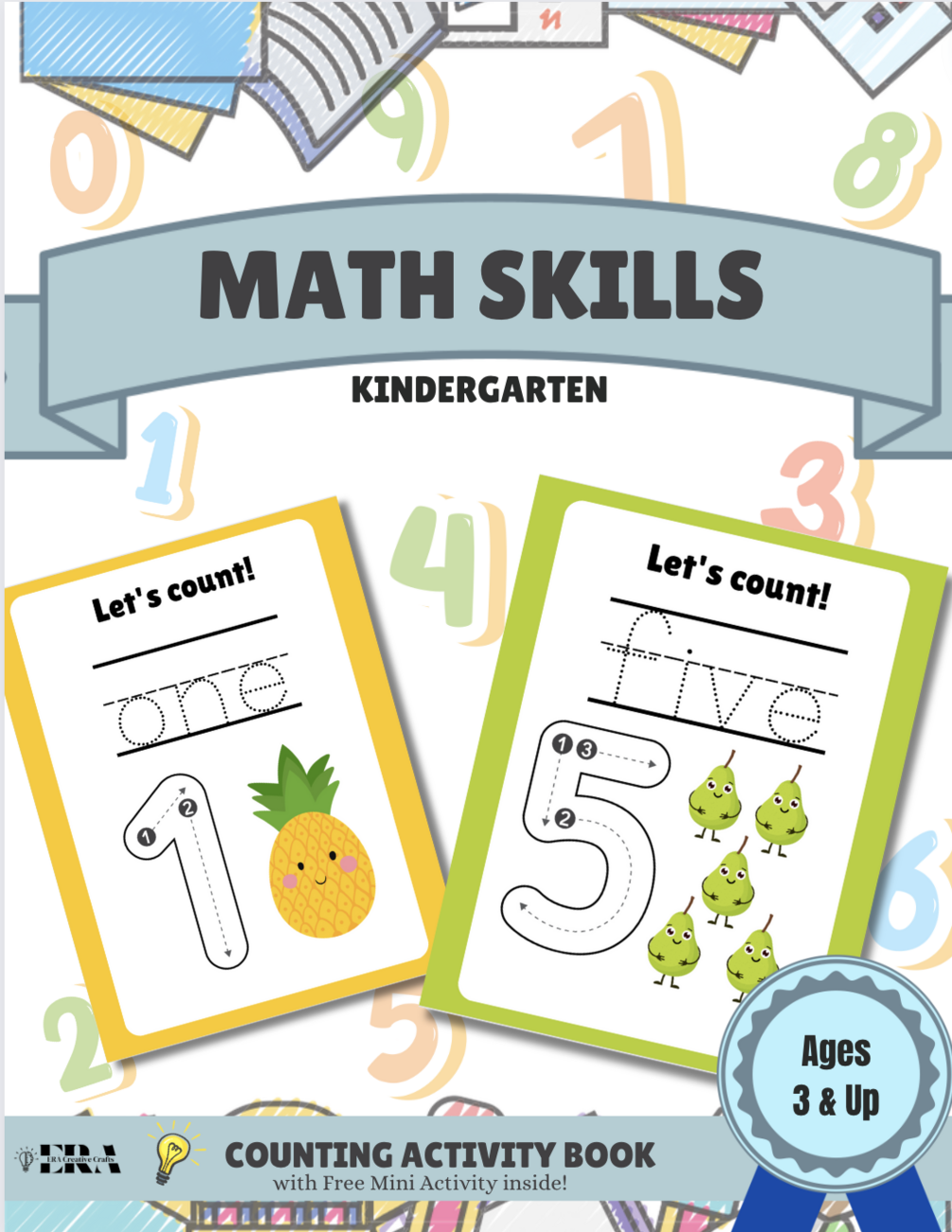 Math Skills - Counting Activity Book by ERA (Printable)
