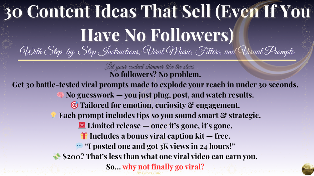 30 Viral Content Prompts: Go Viral Without Followers