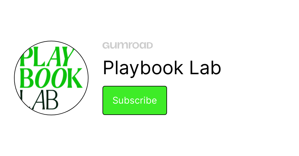 Playbook Lab