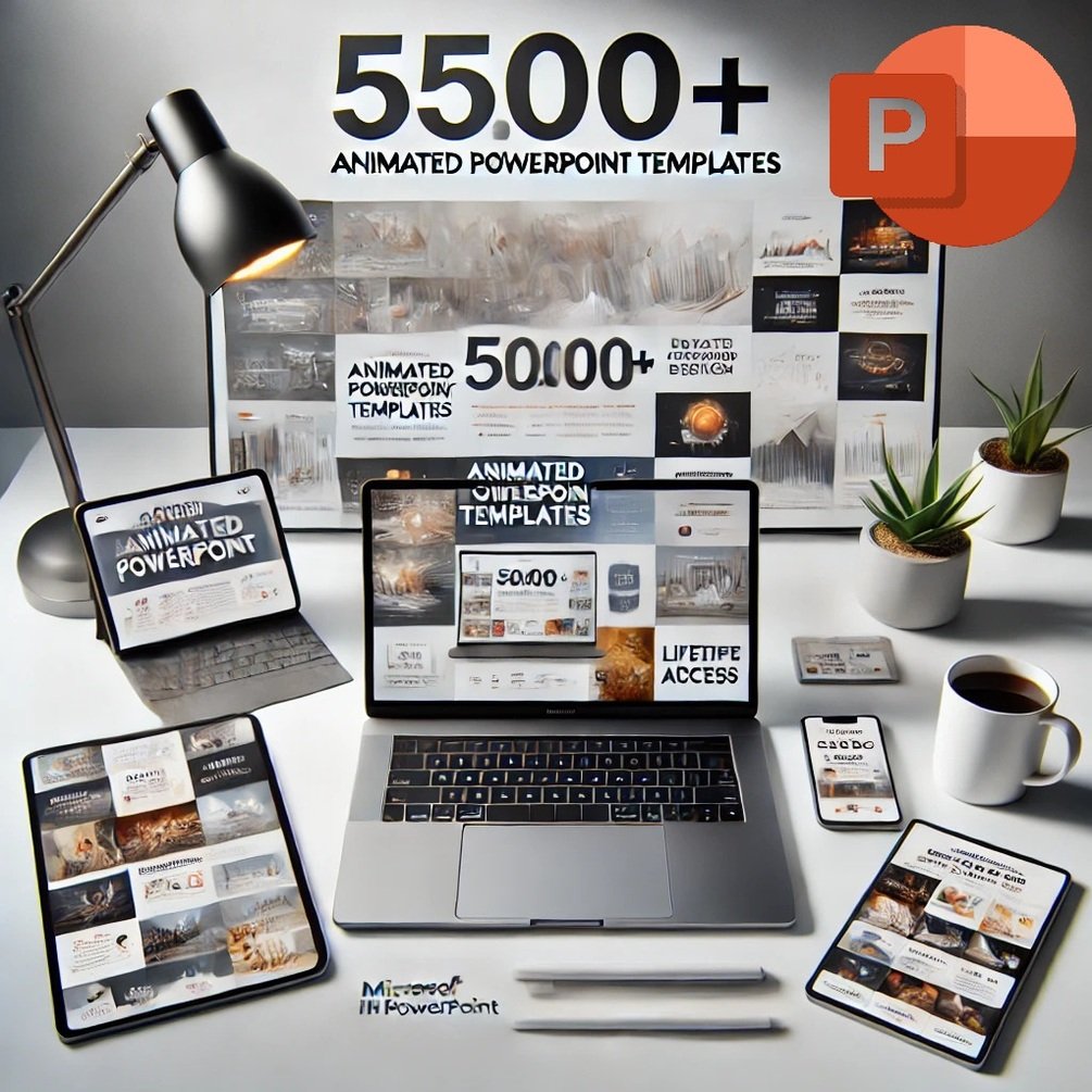 50,000+ Animated PowerPoint Templates | Multipurpose Slides Bundle