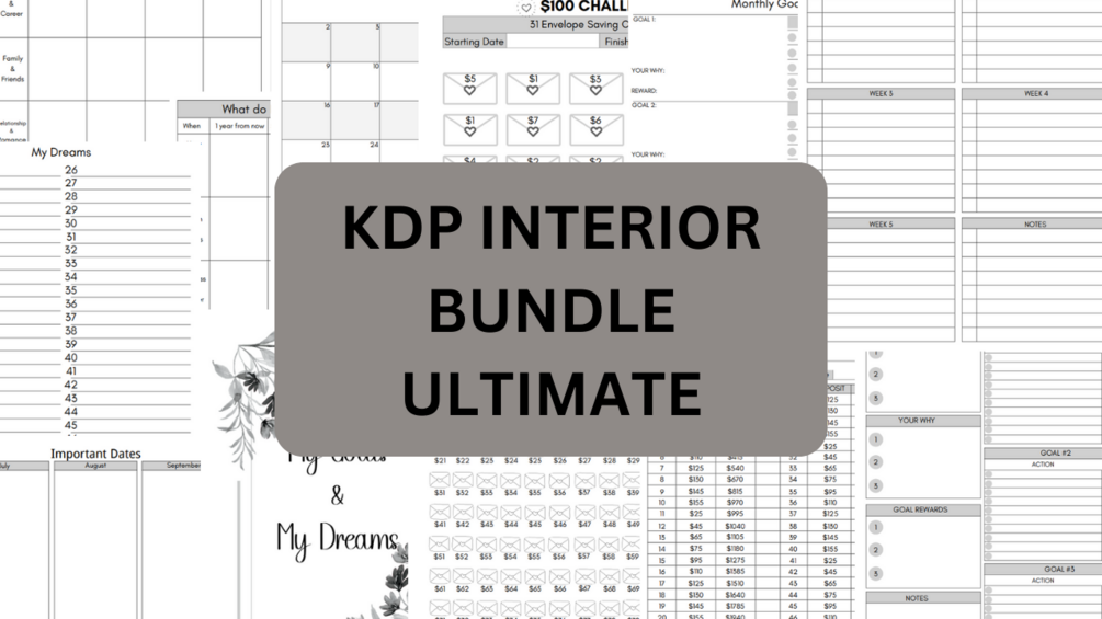 KDP Interior Bundle Ultimate - Over 200 templates