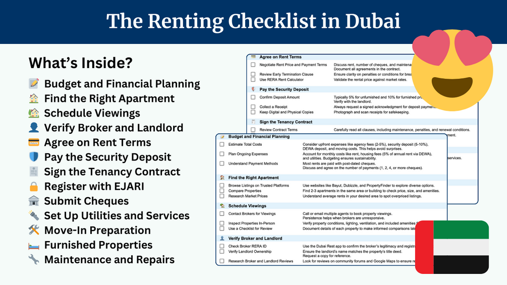 The Renting Checklist in Dubai [2025]