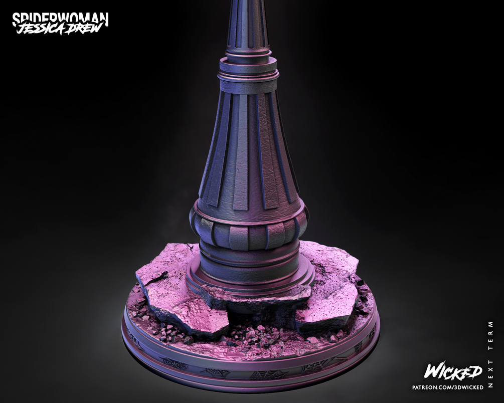 Wicked Marvel Spider Woman Sculpture: Tested and ready for 3d printing