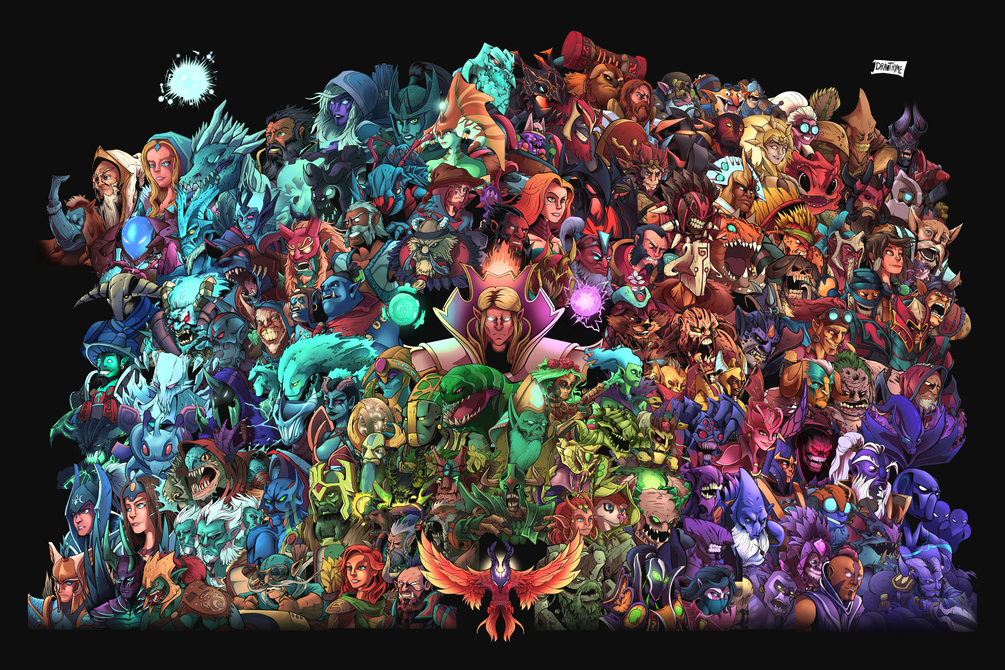 Dota 2 - All Hero Challenge - Digital HD Files