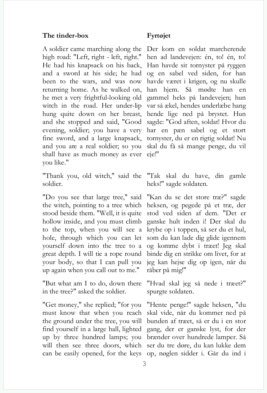 Fairy Tales: Bilingual Edition (English-Danish) by Hans Christian Andersen