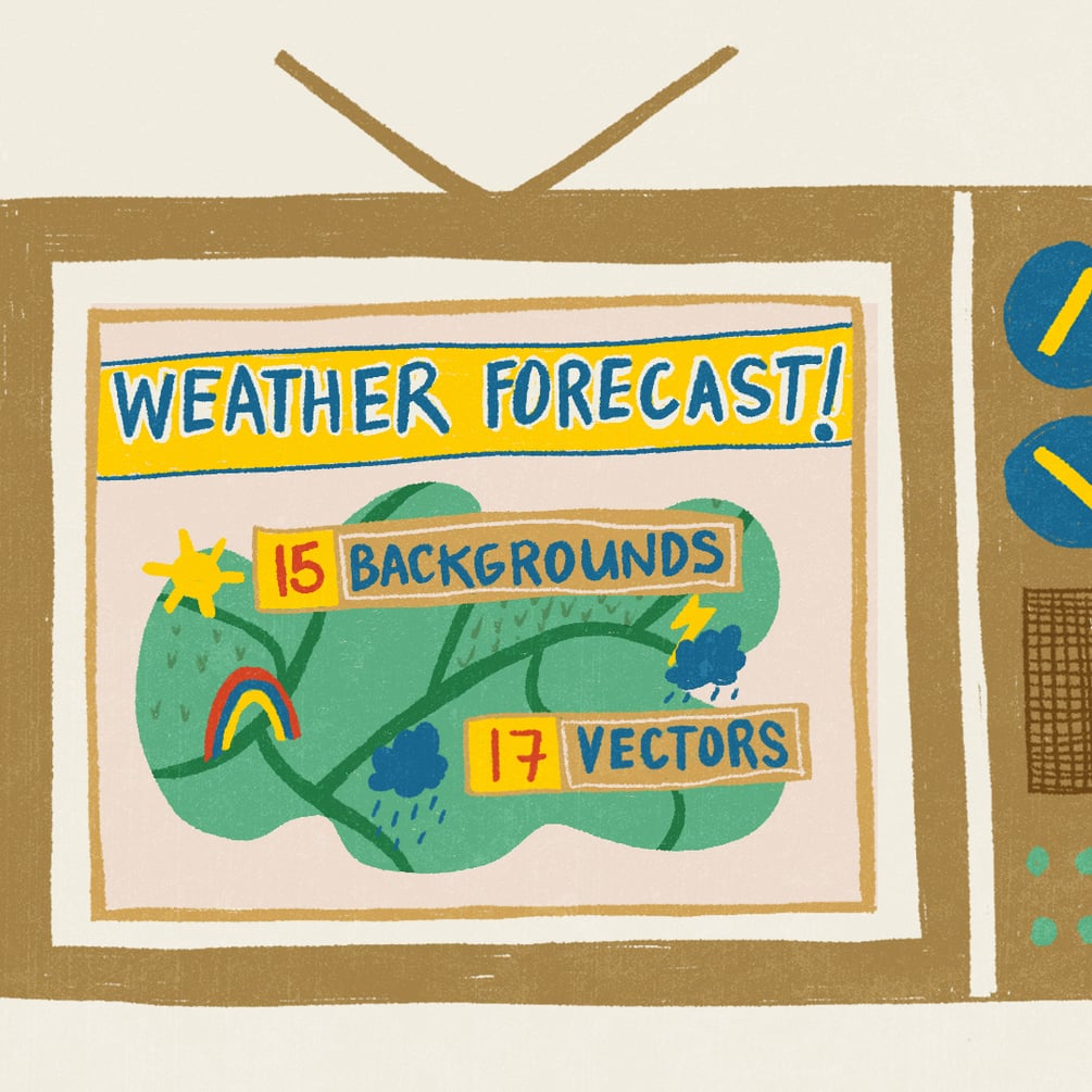 Weather Pack Backgrounds and Vectors