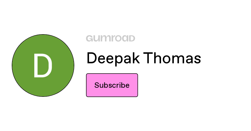 Deepak Thomas
