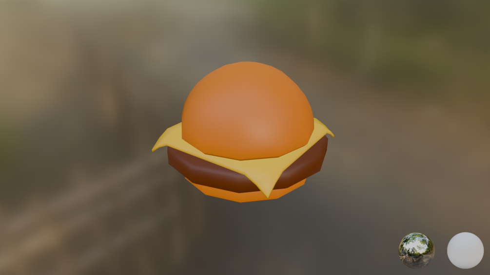 3D assets - BURGERS - low poly pack