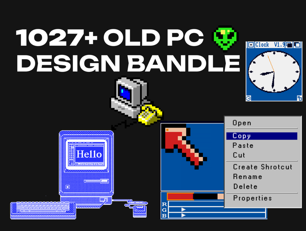 1027+ OLD PC DESIGN BANDLE