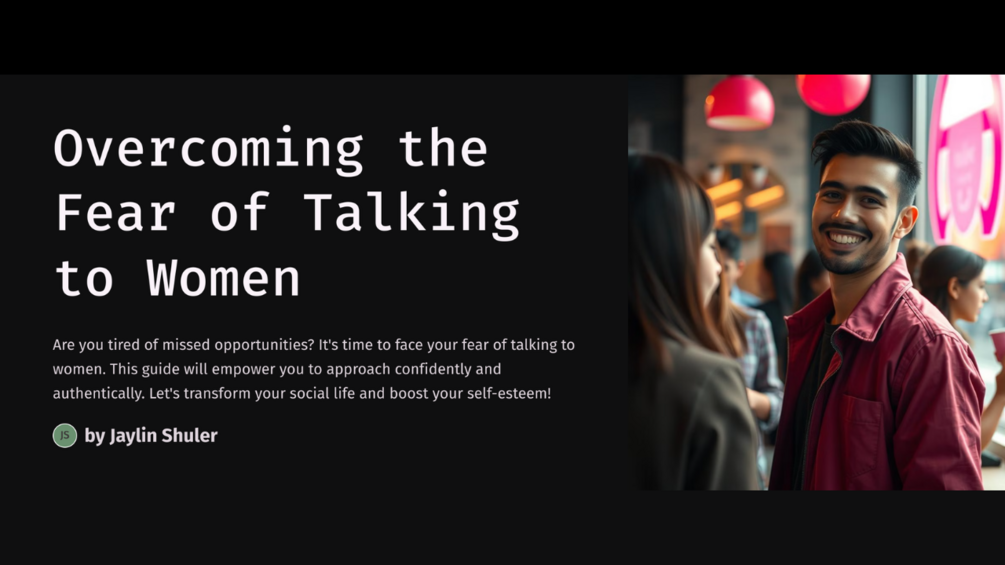 Overcoming the Fear of Talking to Women