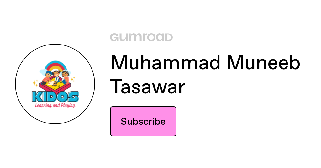 Muhammad Muneeb Tasawar