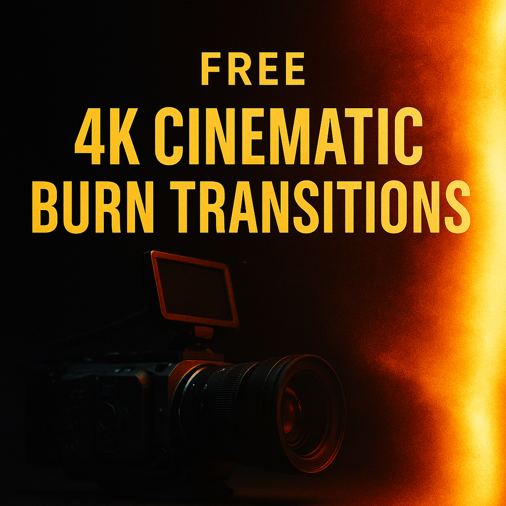 Free 4k Cinematic Burn Transitions