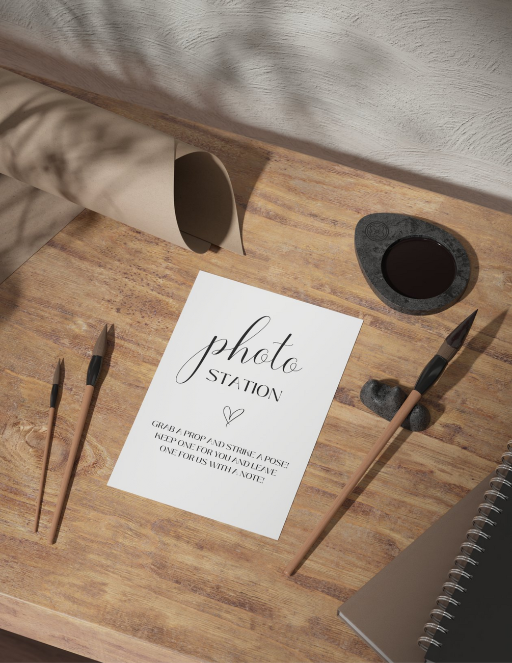 Photo Station Wedding Sign – Printable Photo Booth Sign, Wedding ...