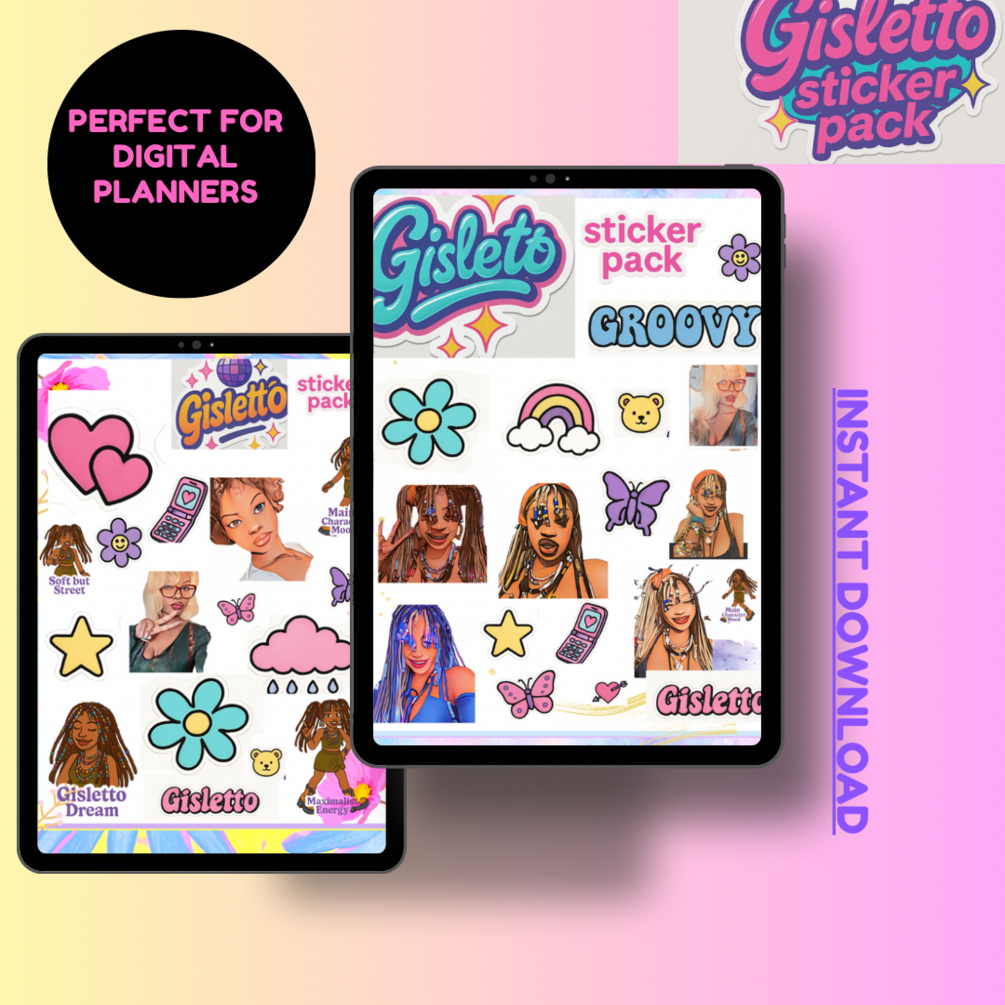 Gisletto Fairycore Sticker Pack – Digital Download