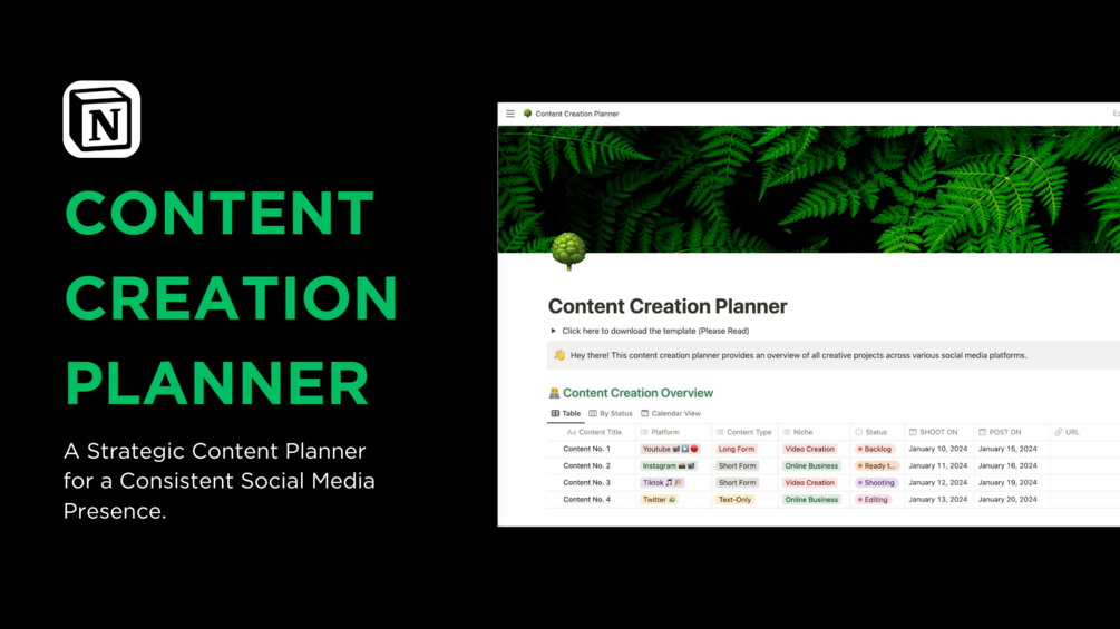 Content Creation Planner