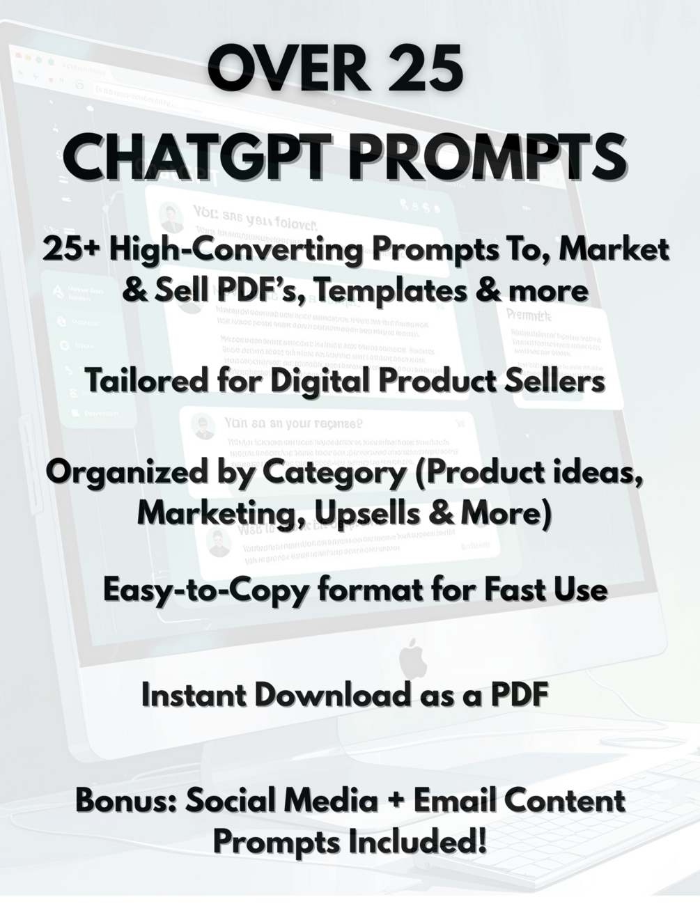 25+ CHATGPT PROMPTS FOR DIGITAL SELLERS